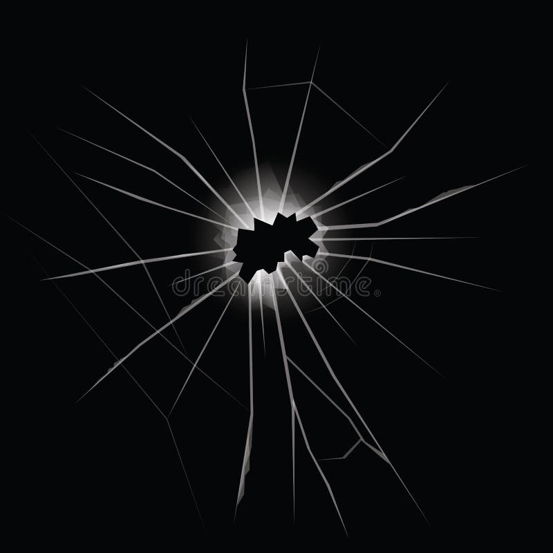 Broken Glass Vector Illustration Stock Vector - Illustration of effect ...