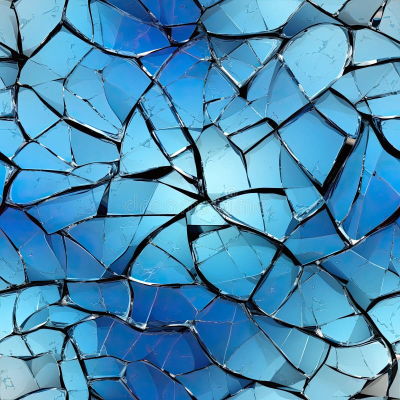 Realistic Cracked Glass Texture Background Stock Illustration ...