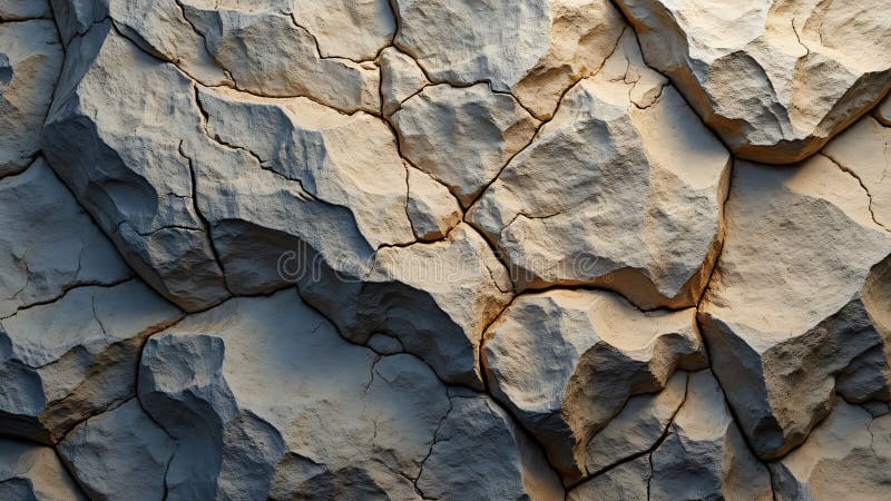 Realistic Cracked Rock Surface Texture, Detailed High Quality Image ...