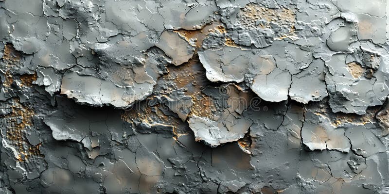 Realistic Cracks on Grey Wall Texture Stock Illustration - Illustration ...