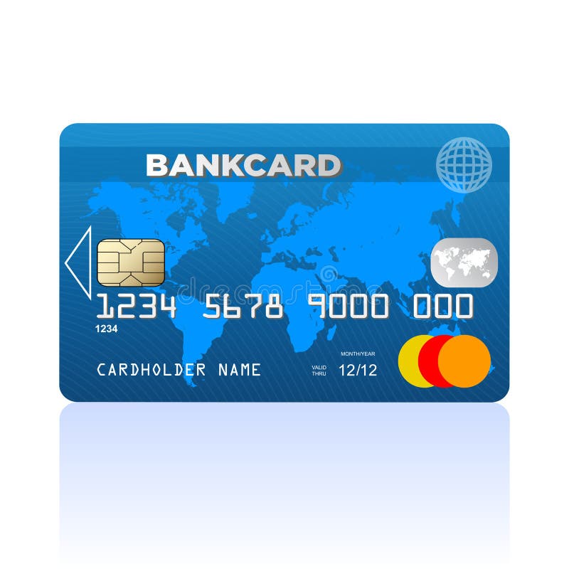 Realistic Credit Card - Vector Stock Vector - Illustration of growth ...