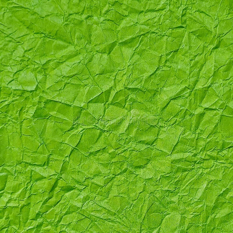 Realistic Crumpled Green Paper Texture Background Stock Vector ...