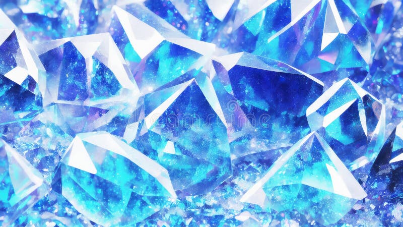 Realistic Crystal Texture Set1_15. AI Generate Stock Illustration ...