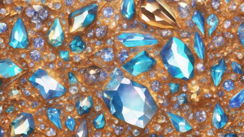 Realistic Crystal Texture Set1_12. AI Generate Stock Illustration ...