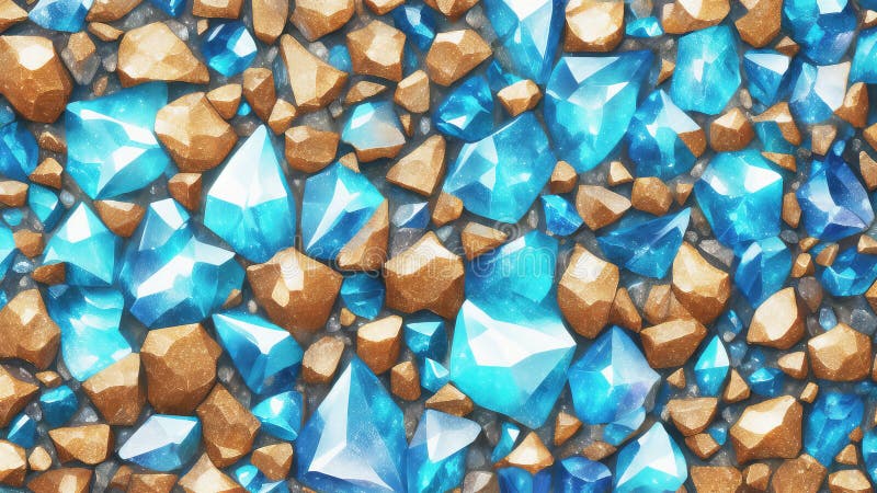 Realistic Crystal Texture Set1_11. AI Generate Stock Illustration ...