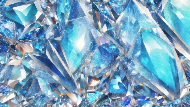 Realistic Crystal Texture Set1_04. AI Generate Stock Illustration ...