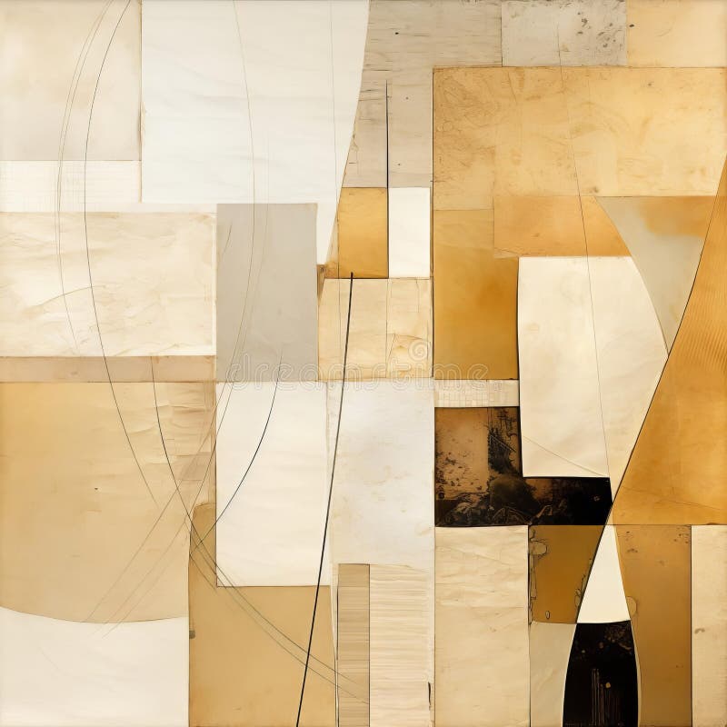 Realistic Cutout Collage Background Textures with Golden Ratio ...