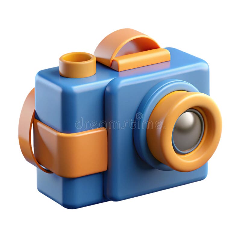 Realistic 3D Camera Tape Icon Stock Illustration - Illustration of film ...