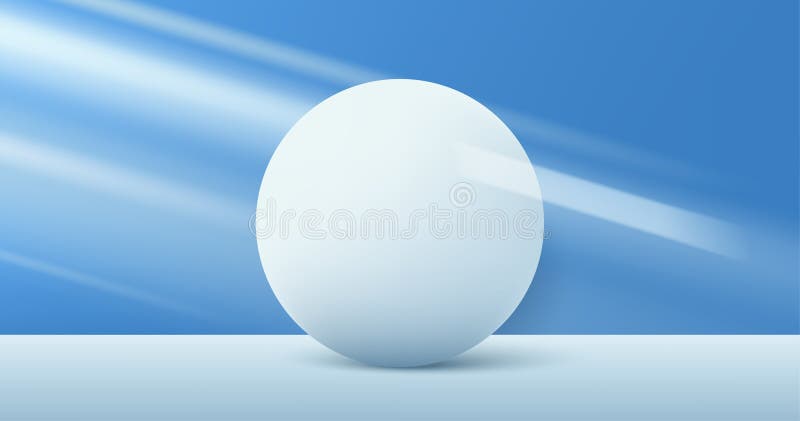 Realistic 3d Circle Frame Product Stage Background. Abstract Geometric ...