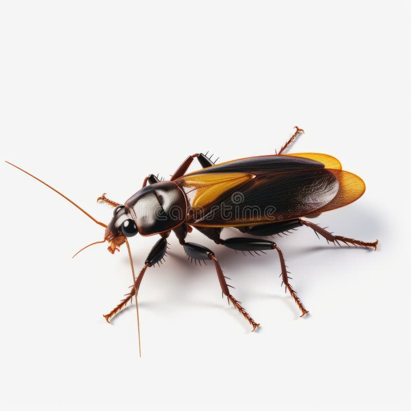 Realistic 3d Cockroach Model on Transparent Background Stock Photo ...
