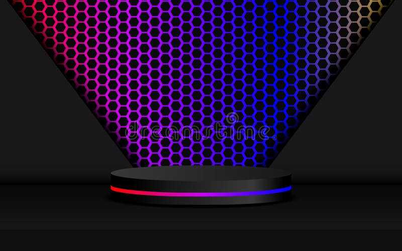 Abstract Realistic Cylindrical Podium Stock Illustrations – 874 ...