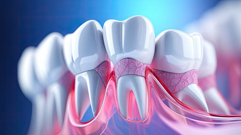 A Realistic 3D Dentist Logo, Showcasing Highly Detailed Dental Elements ...