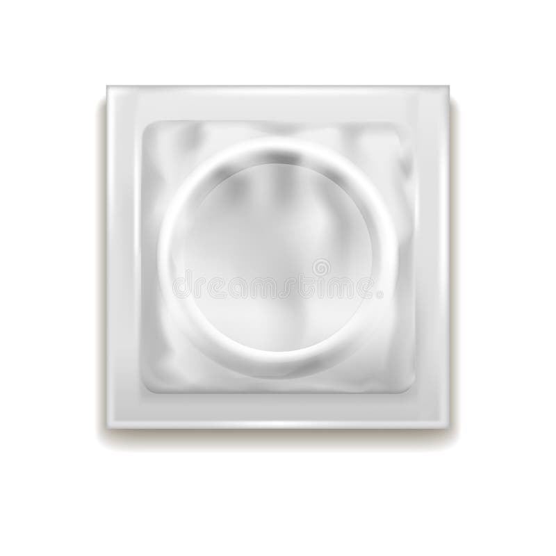 Realistic 3d Detailed Latex Condom Pack Vector Stock Vector