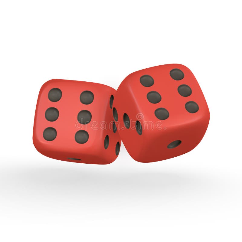 Realistic 3d Dice from Different Sides. Casino Game Concept Stock ...