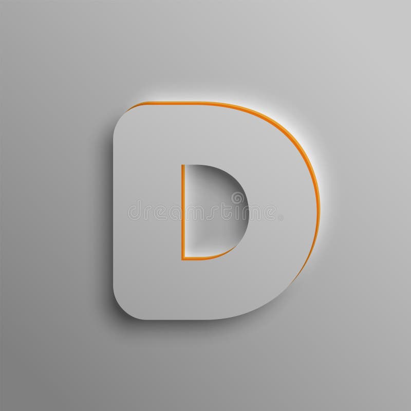 Realistic 3D font, vector stock vector. Illustration of education ...