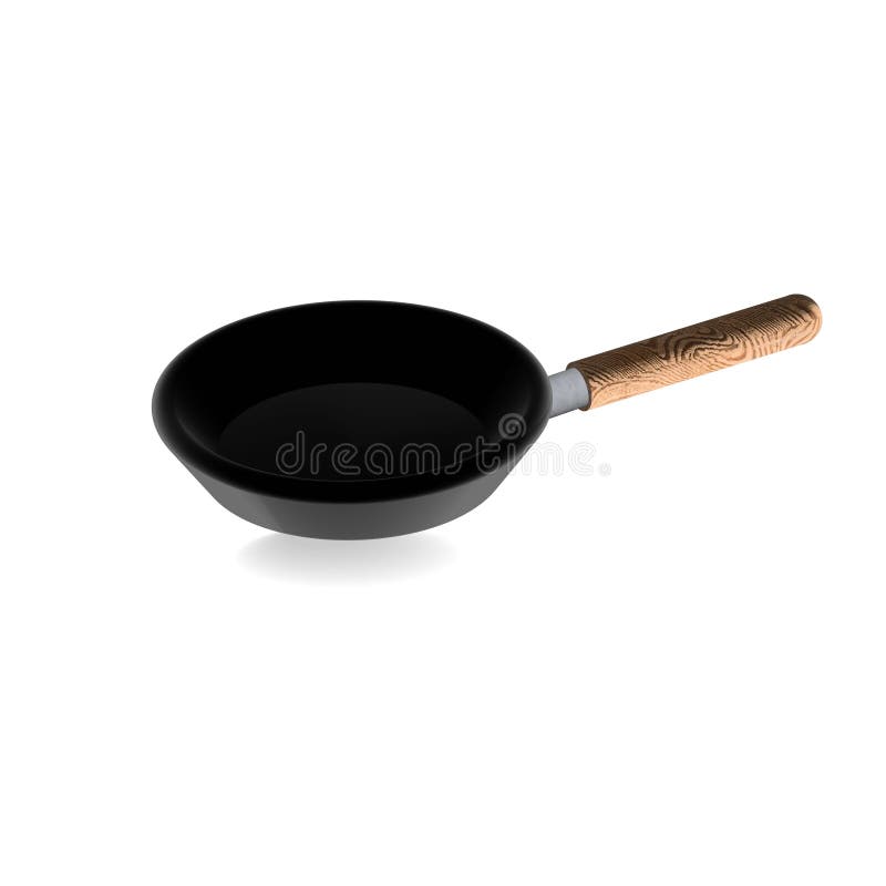Realistic Frying Pan Stock Illustrations – 773 Realistic Frying Pan ...