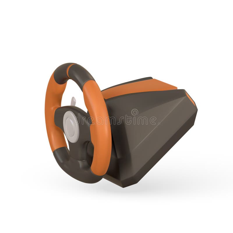 Realistic 3d Game Steering Wheel. Game Stick, Controller, Video Game ...