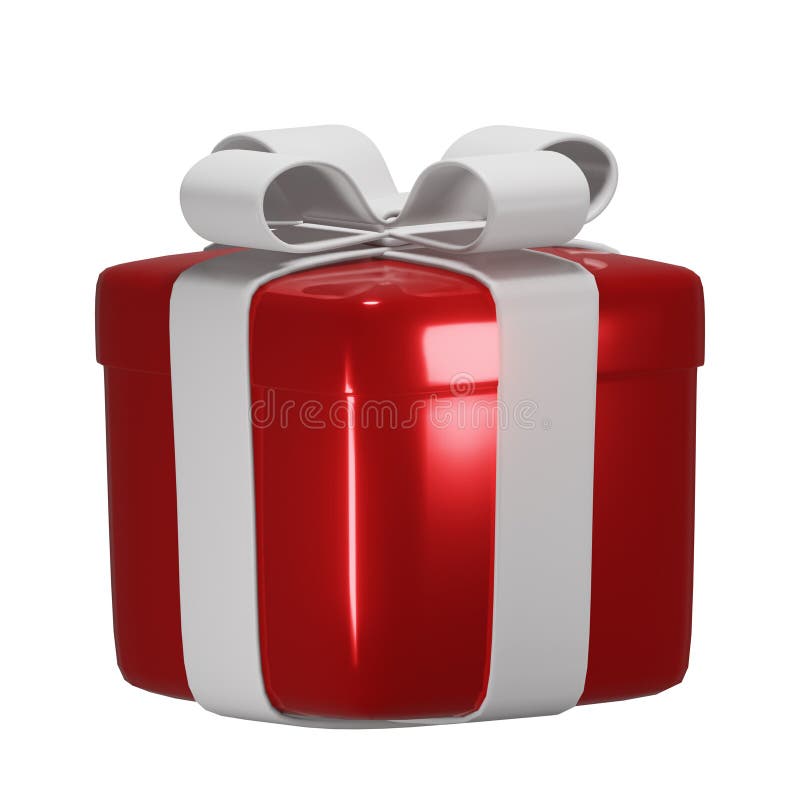 Realistic 3D Gift Box Cutout Stock Illustration - Illustration of ...