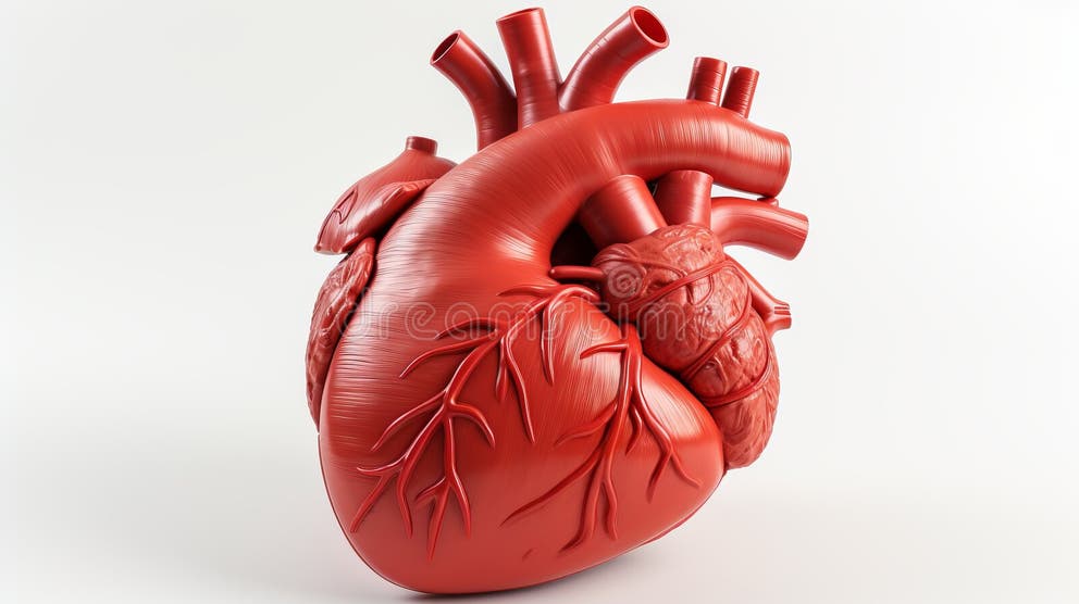 Realistic 3D Heart Illustration for Educational Presentations and ...