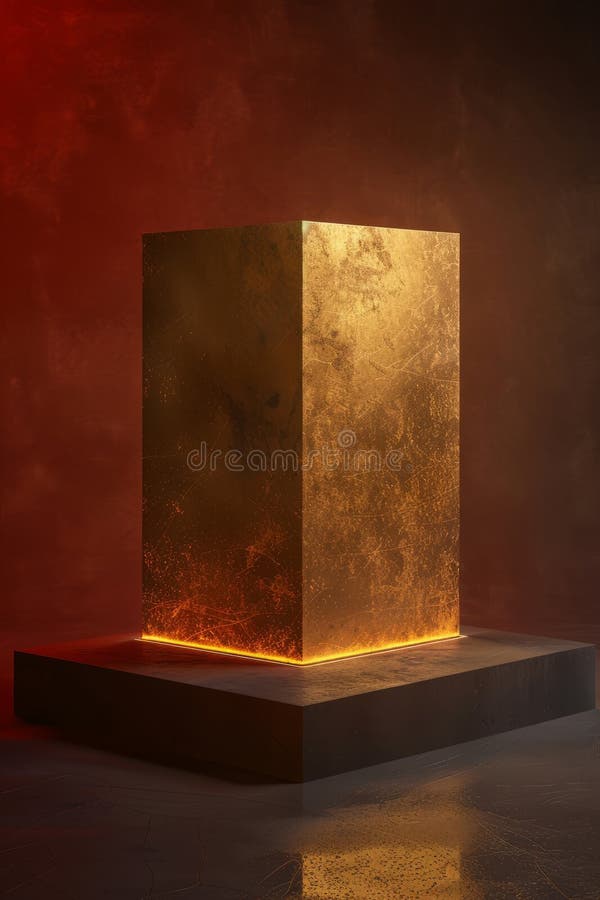Realistic 3D Illustration Portraying an Award Podium with Authenticity ...