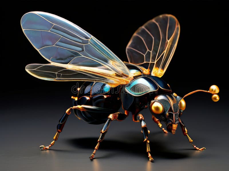 Realistic 3d Image of Insect Stock Illustration - Illustration of small ...