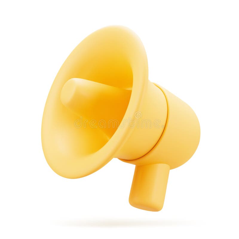 Realistic 3d Megaphone, Loudspeaker. Vector Illustration Stock Vector ...