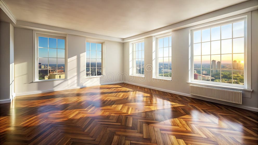 Realistic 3D Mockup of an Empty Urban Exploration Room a Photorealistic ...