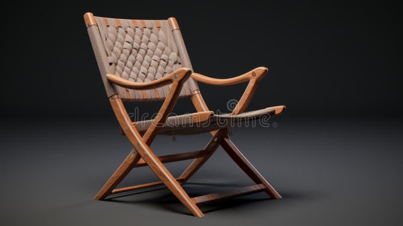Realistic Folding Chair Model with Vray Tracing and Nature-inspired ...