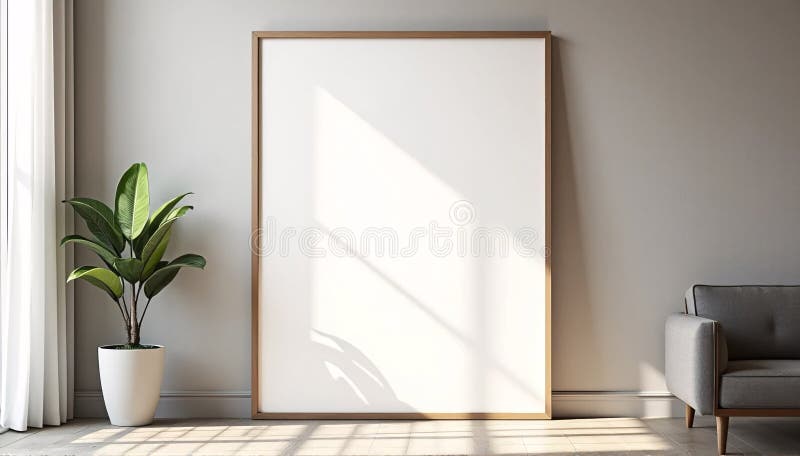 A Realistic 3D Model of a Vertical Banner for Mockup Advertisement in a ...