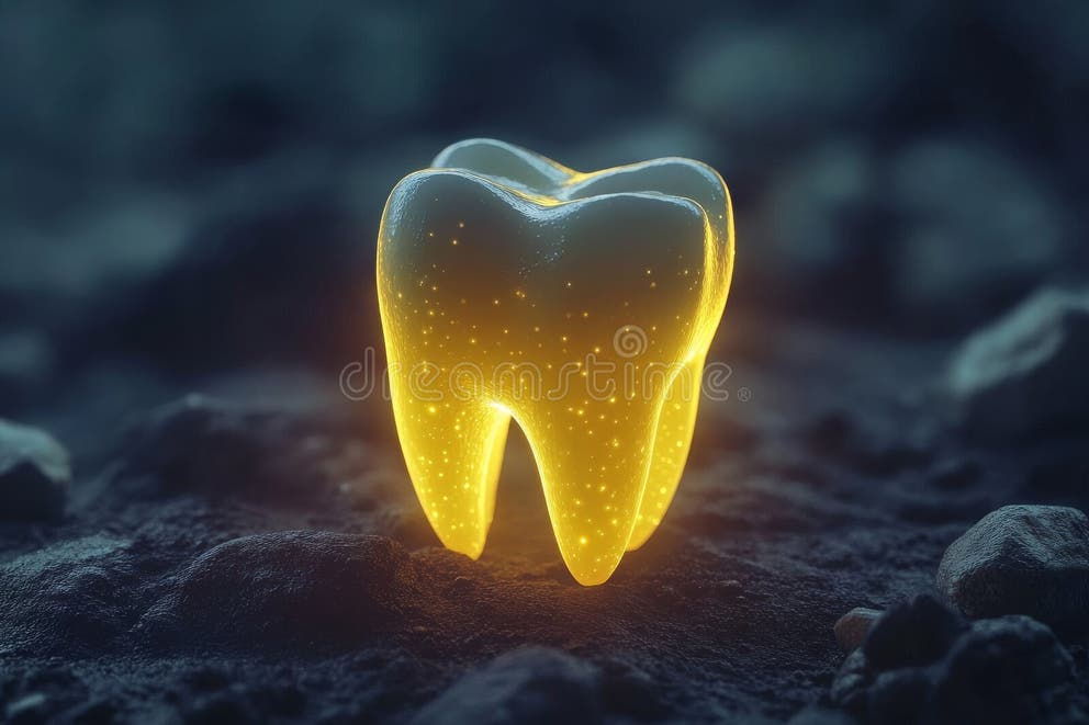 Realistic 3D Molar Model with Bright Nerves and Accurate Anatomical ...
