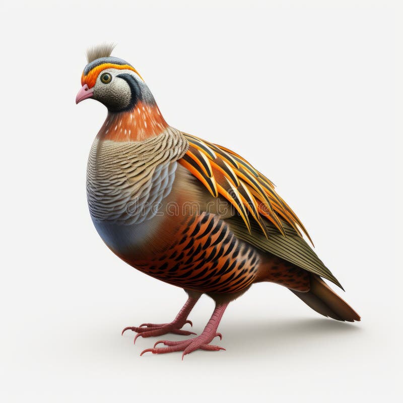 Realistic 3d Partridge Clipart with Multidimensional Shading Stock ...