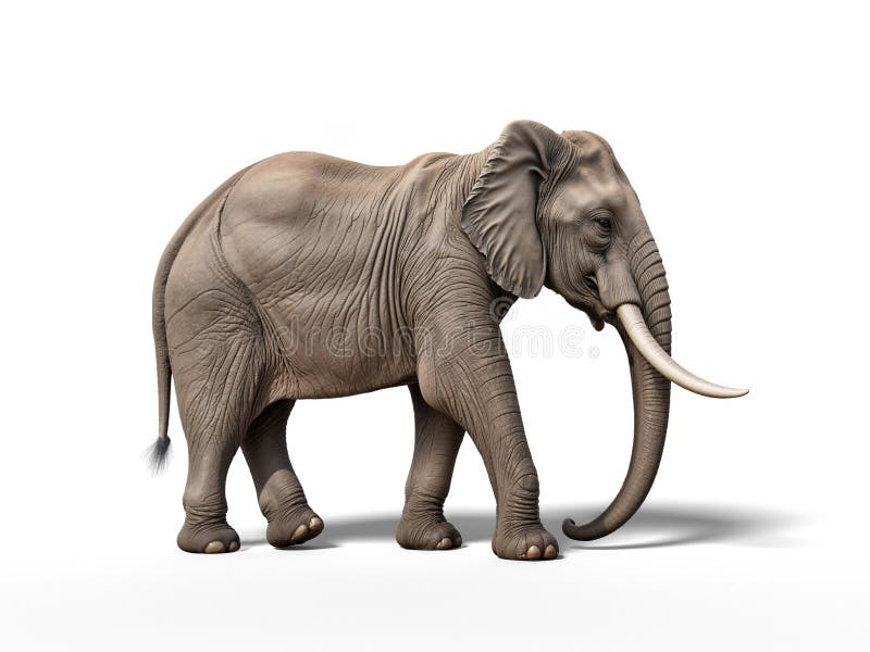 African Elephant stock illustration. Illustration of jungle - 46567718