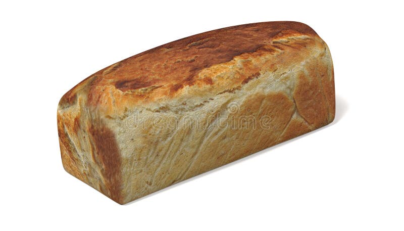 3D Render of Bread stock illustration. Illustration of dish - 105473469