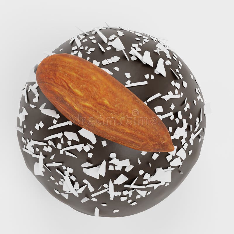 3D Render of Chocolate Candy Stock Illustration - Illustration of ...