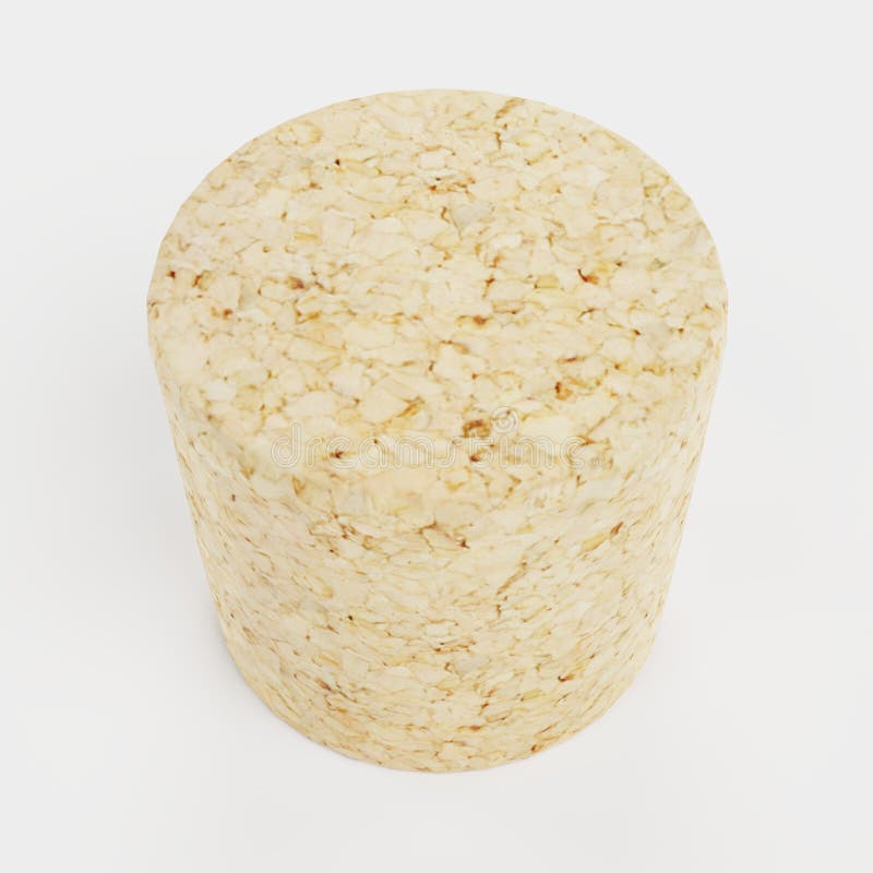 3d Render of Cork stock illustration. Illustration of stopgap - 114853804