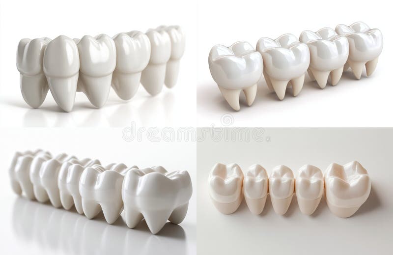Realistic 3D Render of Dentures - Full Set of Artificial Teeth for ...