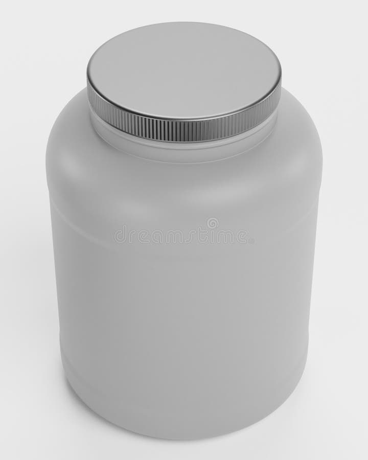 3D Render of Empty Food Container Stock Illustration - Illustration of ...