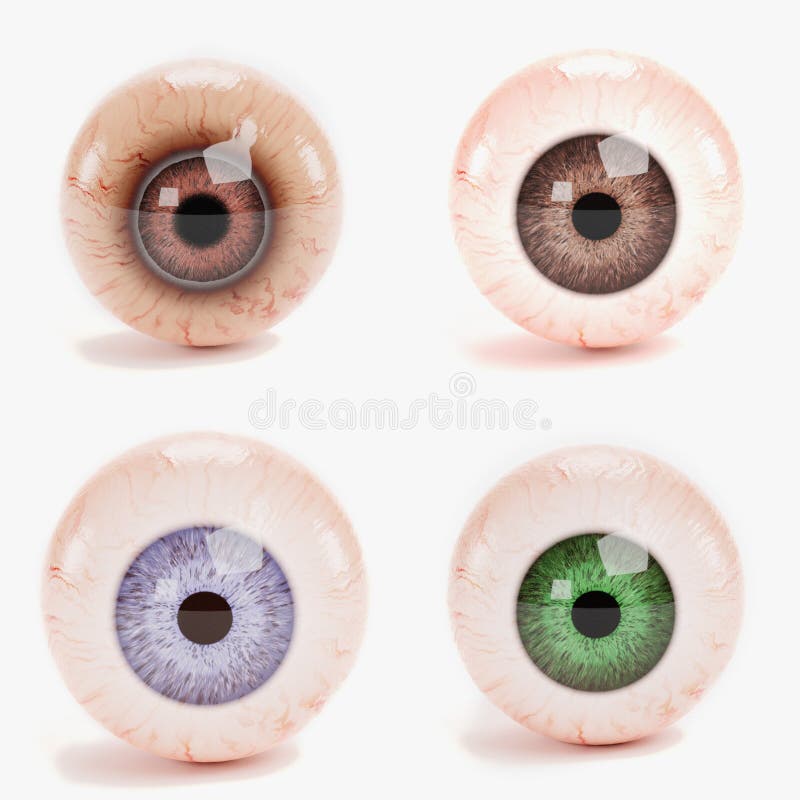 3D Render of Eyes stock illustration. Illustration of human - 324306194