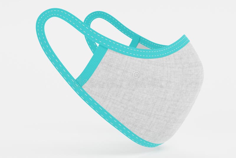 3D Render of Face Mask stock illustration. Illustration of coronavirus ...