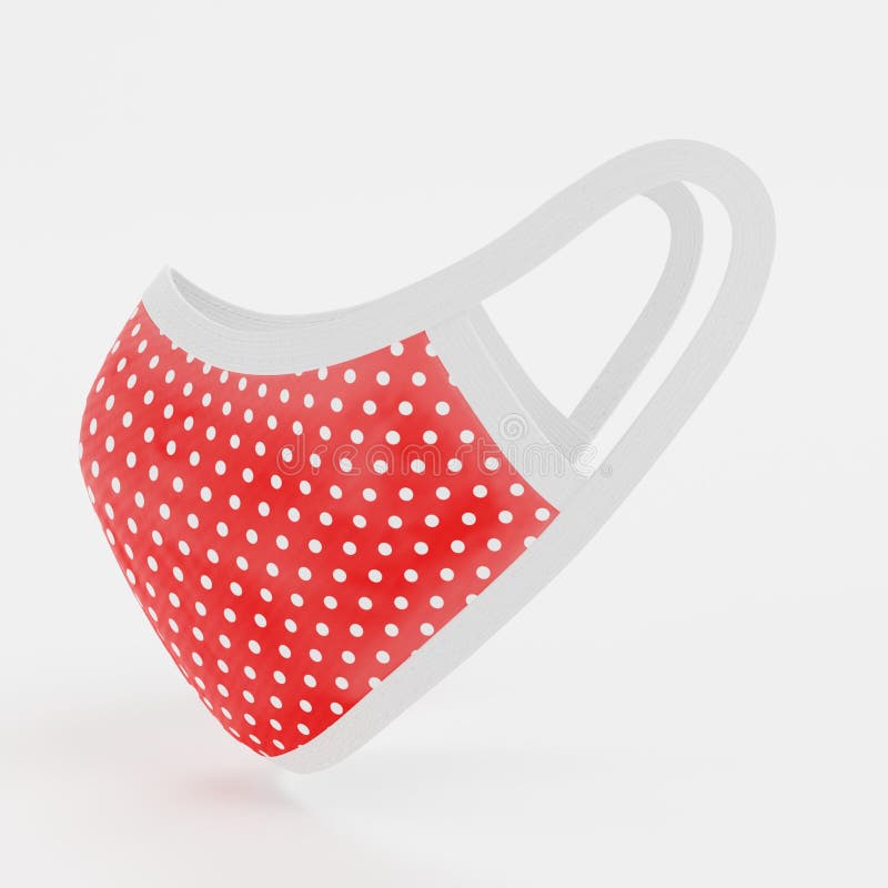 3D Render of Face Mask stock illustration. Illustration of protective ...