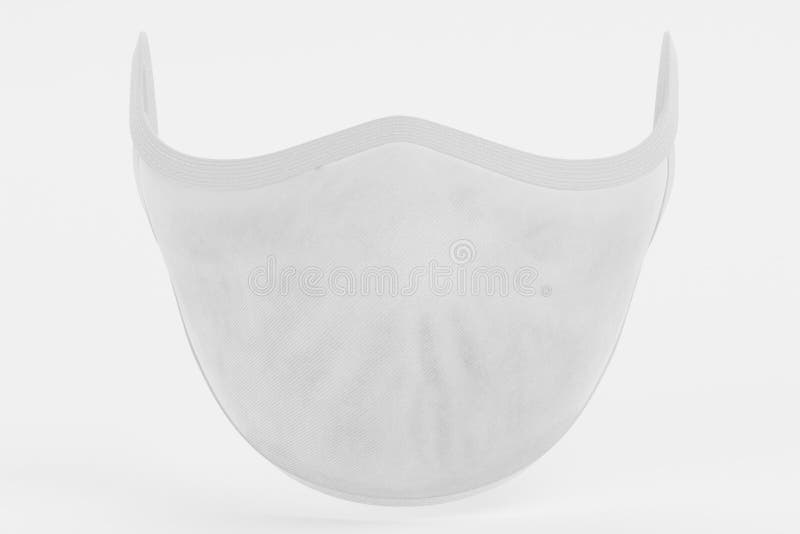 3D Render of Face Mask stock illustration. Illustration of surgery ...