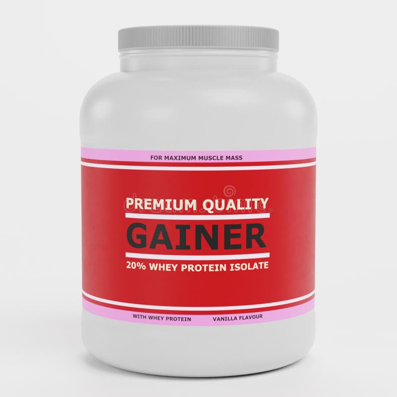 3D Render of Gainer stock illustration. Illustration of plast - 299243146