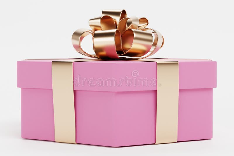 3D Render of Gift stock illustration. Illustration of giftbag - 263014250