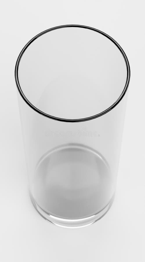 3D Render of Glass stock illustration. Illustration of water - 263091508