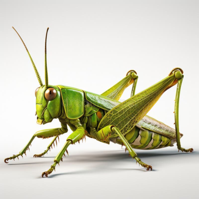 Grasshopper Realism Stock Illustrations – 25 Grasshopper Realism Stock ...
