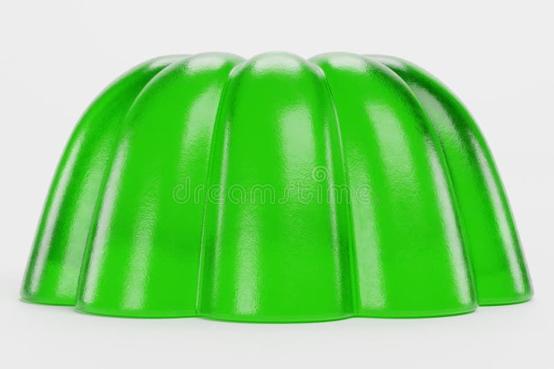 3D Render of Jelly Dessert stock illustration. Illustration of candy ...