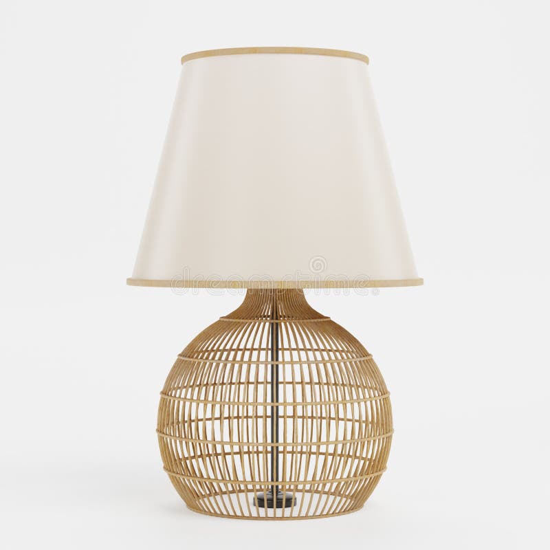 3D Render of Lamp stock illustration. Illustration of vintage - 236348219