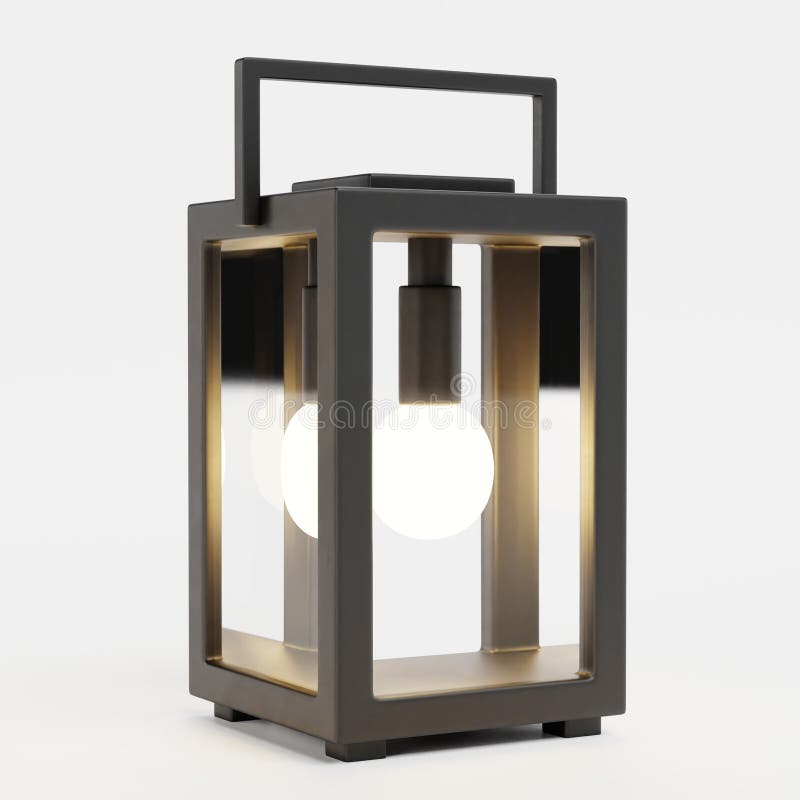 3D Render of Lantern stock illustration. Illustration of light - 277098075