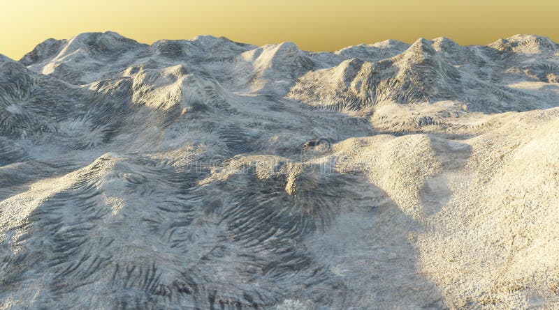 3D Render of Mountains stock illustration. Illustration of mountains ...
