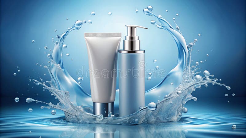 Realistic 3D Render of an Organic Cosmetic Plastic Package Detailed ...